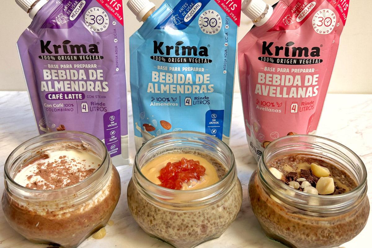 3 Recetas de Chia Pudding Con Bebida Vegetal – Krima