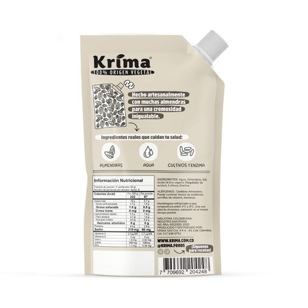 Queso Crema Vegano – Cremas de Almendras – Krima